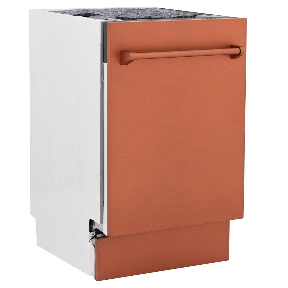 Built-in 18" 3rd Rack Dishwasher in Copper (DWV-C-18) – ZLINE Kitchen ...