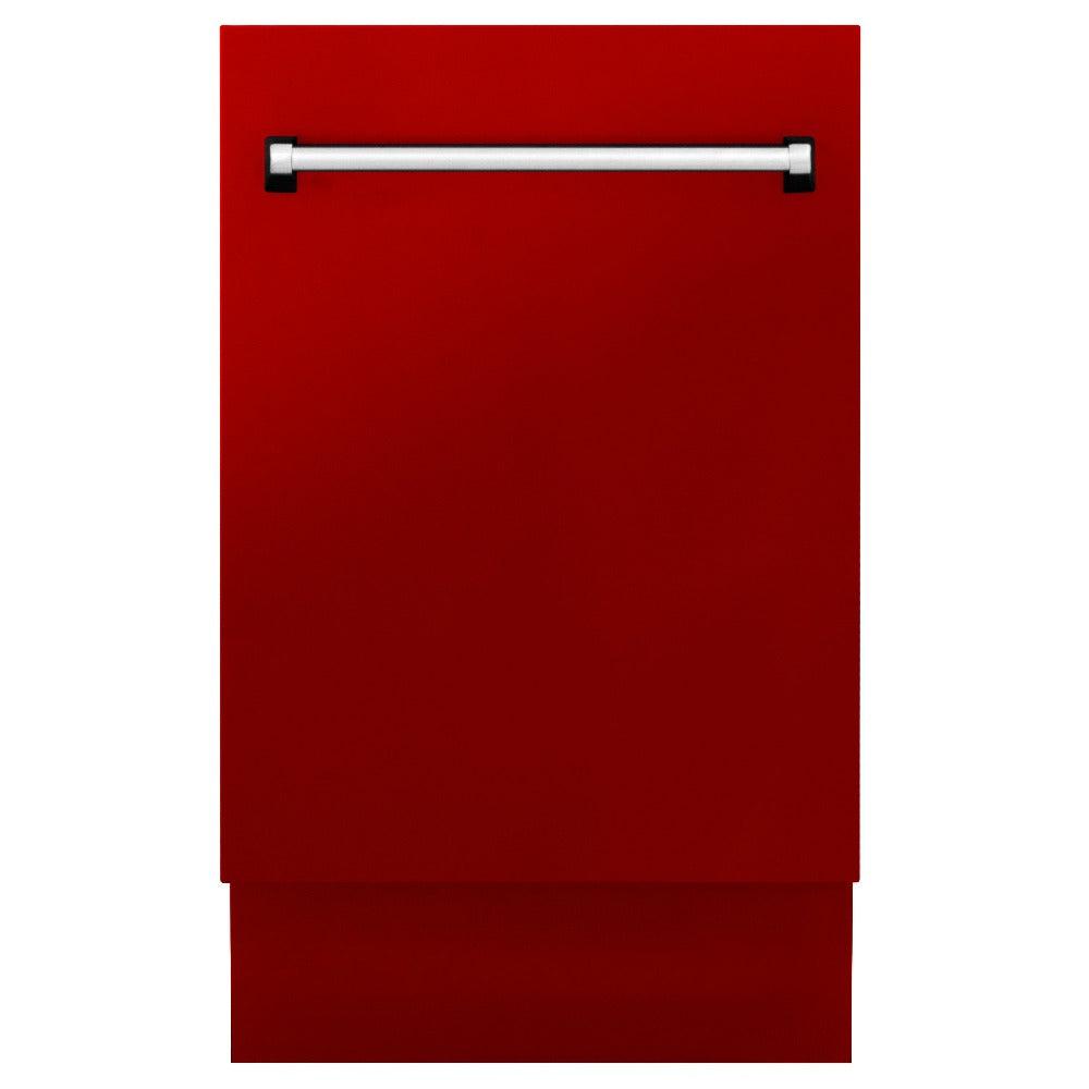 ZLINE 18" Tallac Series Dishwasher in Red Gloss (DWV-RG-18) | ZLINE ...