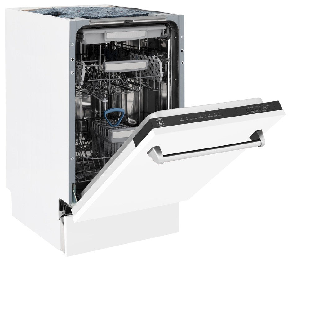 Built-in 18" 3rd Rack Dishwasher in White Matte (DWV-WM-18) – ZLINE ...