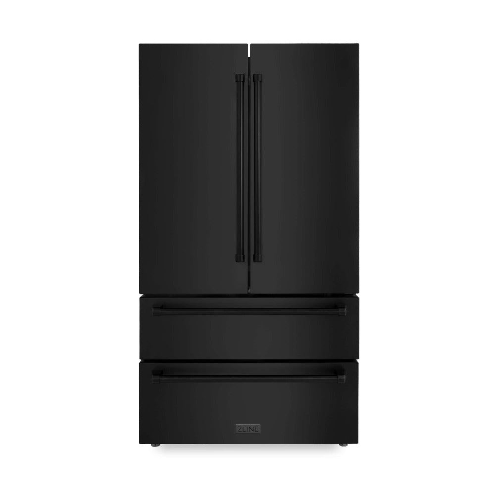 Black Stainless 48" 5-Piece Kitchen Appliance Package (5KPR-RABRH48 ...