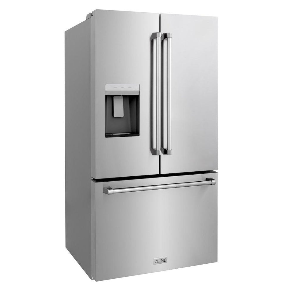 ZLINE 36" Standard-Depth French Door Refrigerator with Dual Ice Maker ...