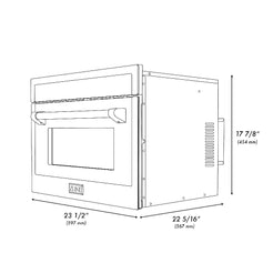 ZLINE Autograph Edition 24" Convection Microwave Oven with Bronze ...