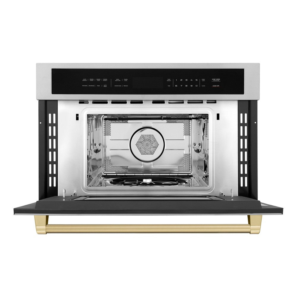 Autograph Edition 30" Microwave Oven with Bronze Handle (MWOZ-30-CB ...