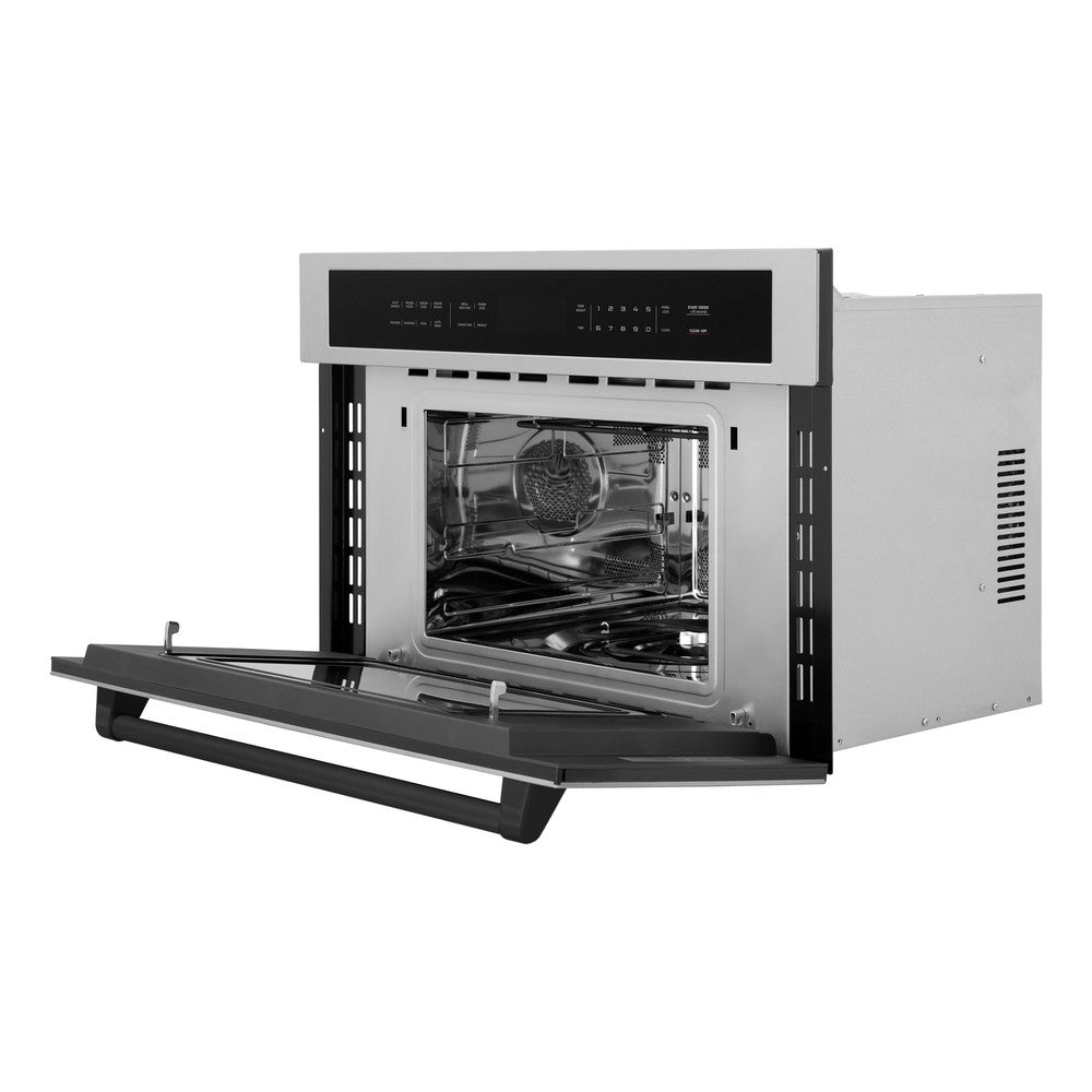 ZLINE Autograph Edition 30" Built-in Microwave Oven with Matte Black ...
