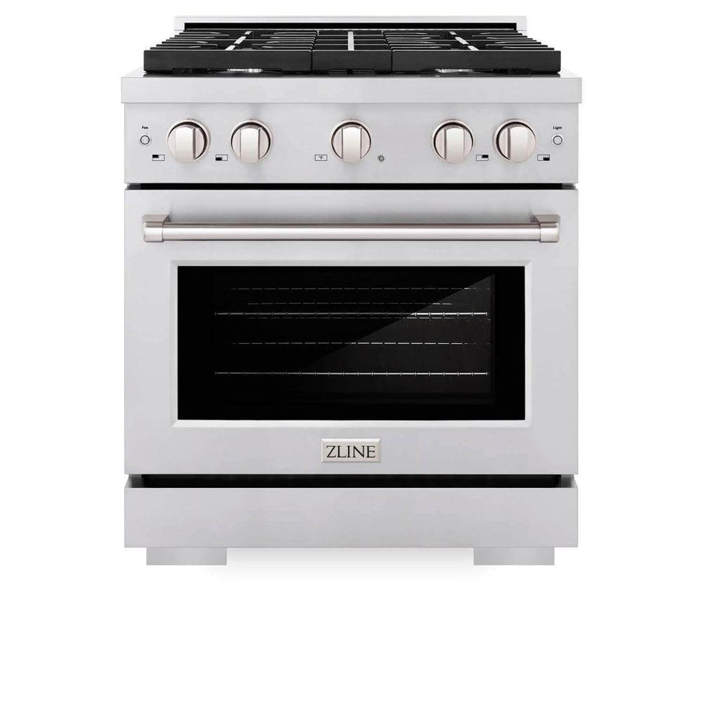 ZLINE 30" 5-Piece Kitchen Appliance Package (5KPRW-SGRRH30-MWDWV ...