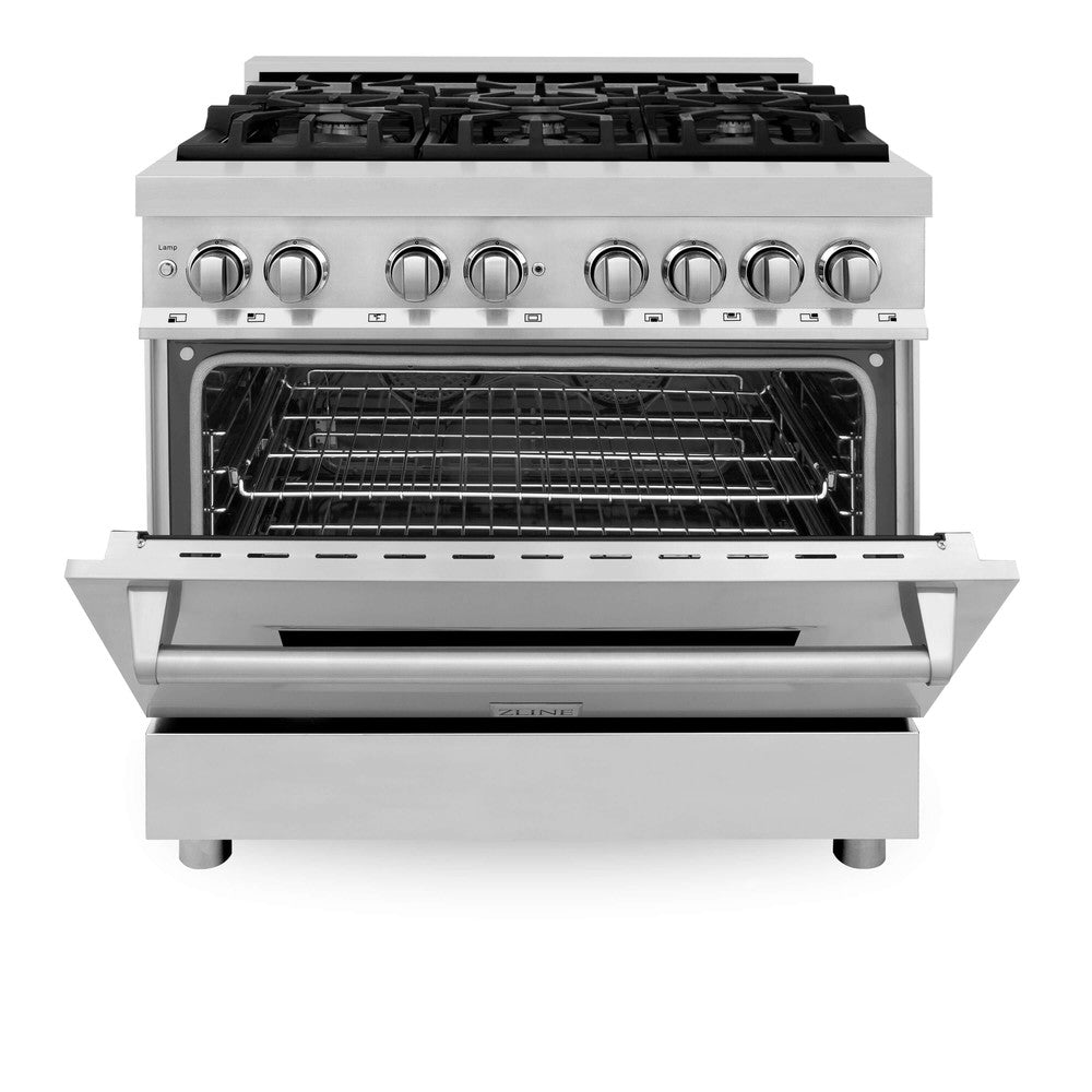 Legacy 36" Range with Gas Cooktop and Electric Oven (RA36) | ZLINE ...
