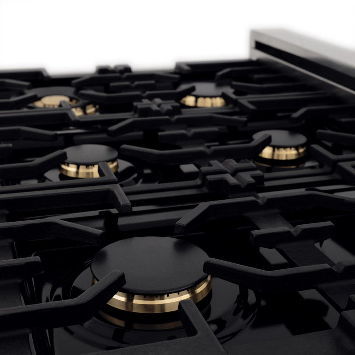 Autograph Edition 36" Legacy Dual Fuel Range with Matte Black Accents ...
