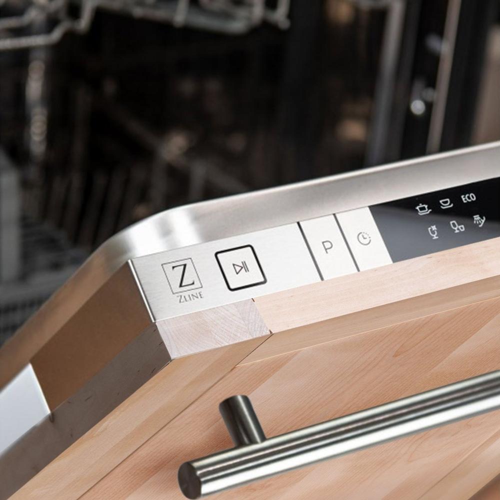 ZLINE 24" Classic Series Wood Panel Dishwasher with Modern Handle (DW ...